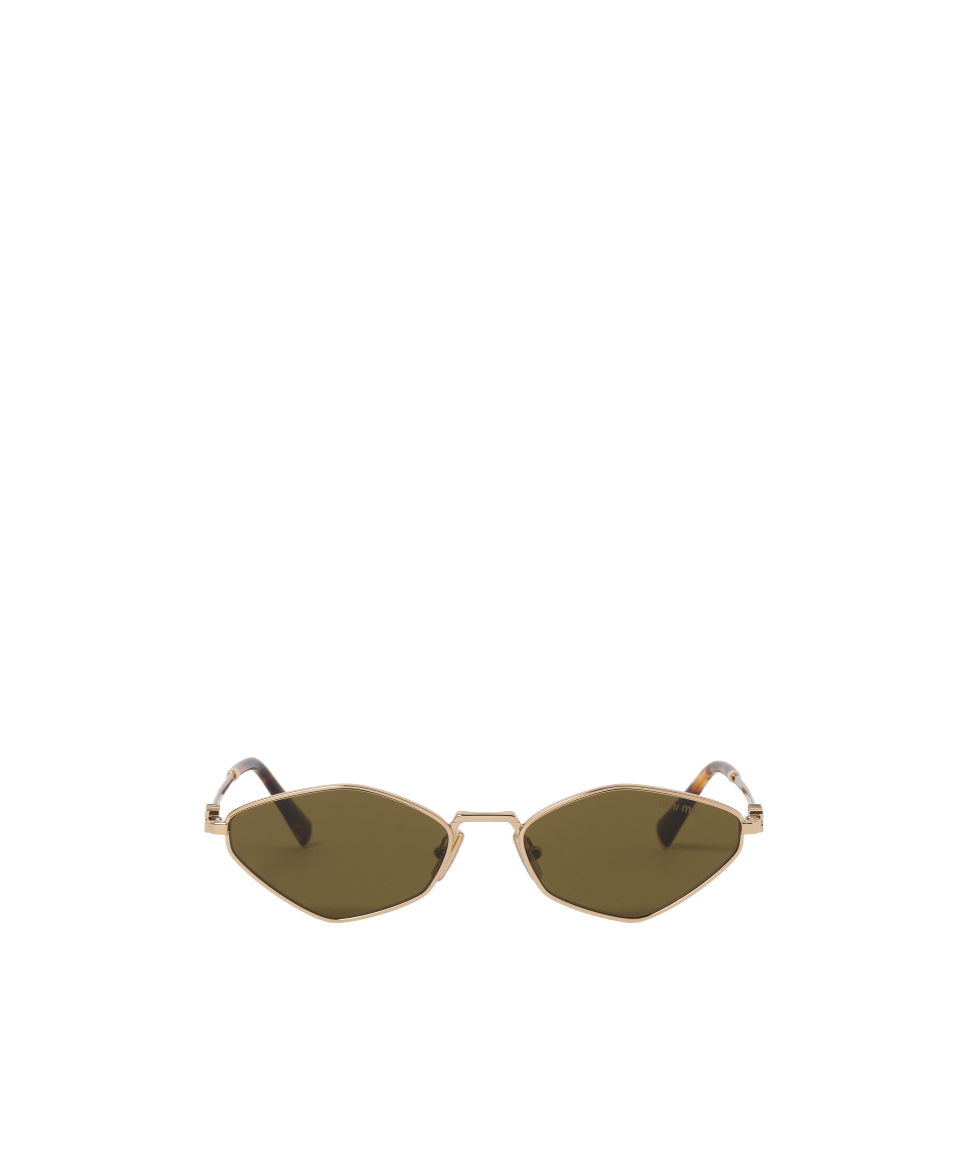 MIU MIU Miu Miu Gold Tone Sunglasses